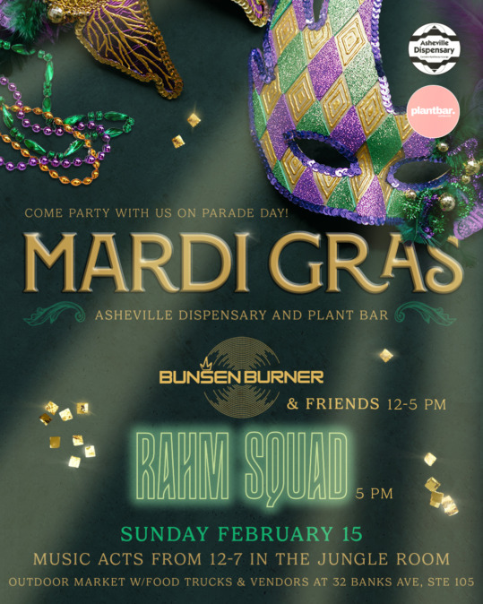 Mardi Gras Celebration - Plant Bar - Coffee and Tea